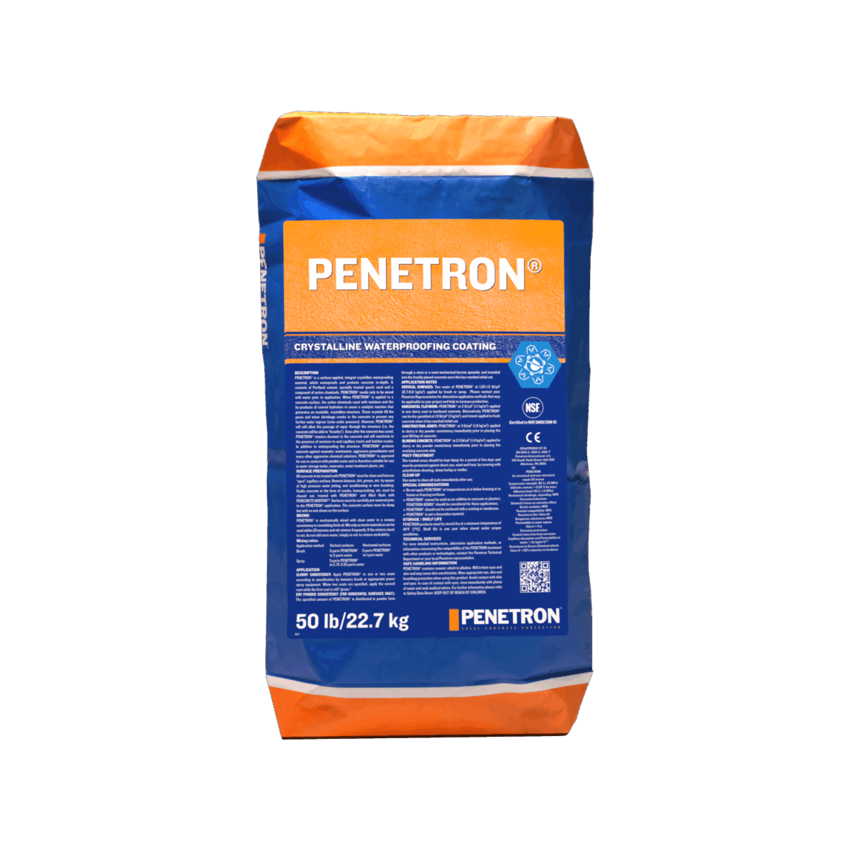 Penetron Επαλειφόμενο Στεγανωτικό Yλικό Σκυροδέματος 22,68kg | ΣΚΑΦΙΔΑΣ ...